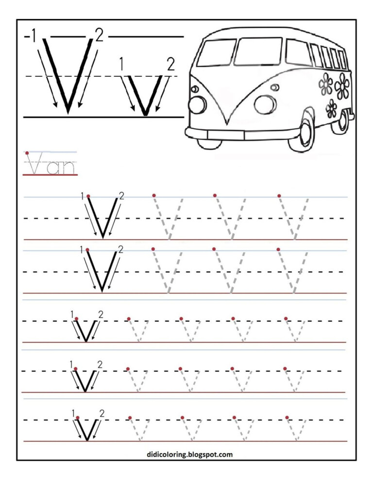Tracing Letter V Worksheets TracingLettersWorksheets - Letter Tracing ... Tracing Letter V Worksheets TracingLettersWorksheets - Letter Tracing ...